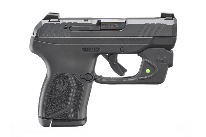 Ruger LCP MAX 380ACP BL/PLY VIRIDIAN GREEN LASER 13751 - Semi Auto ...