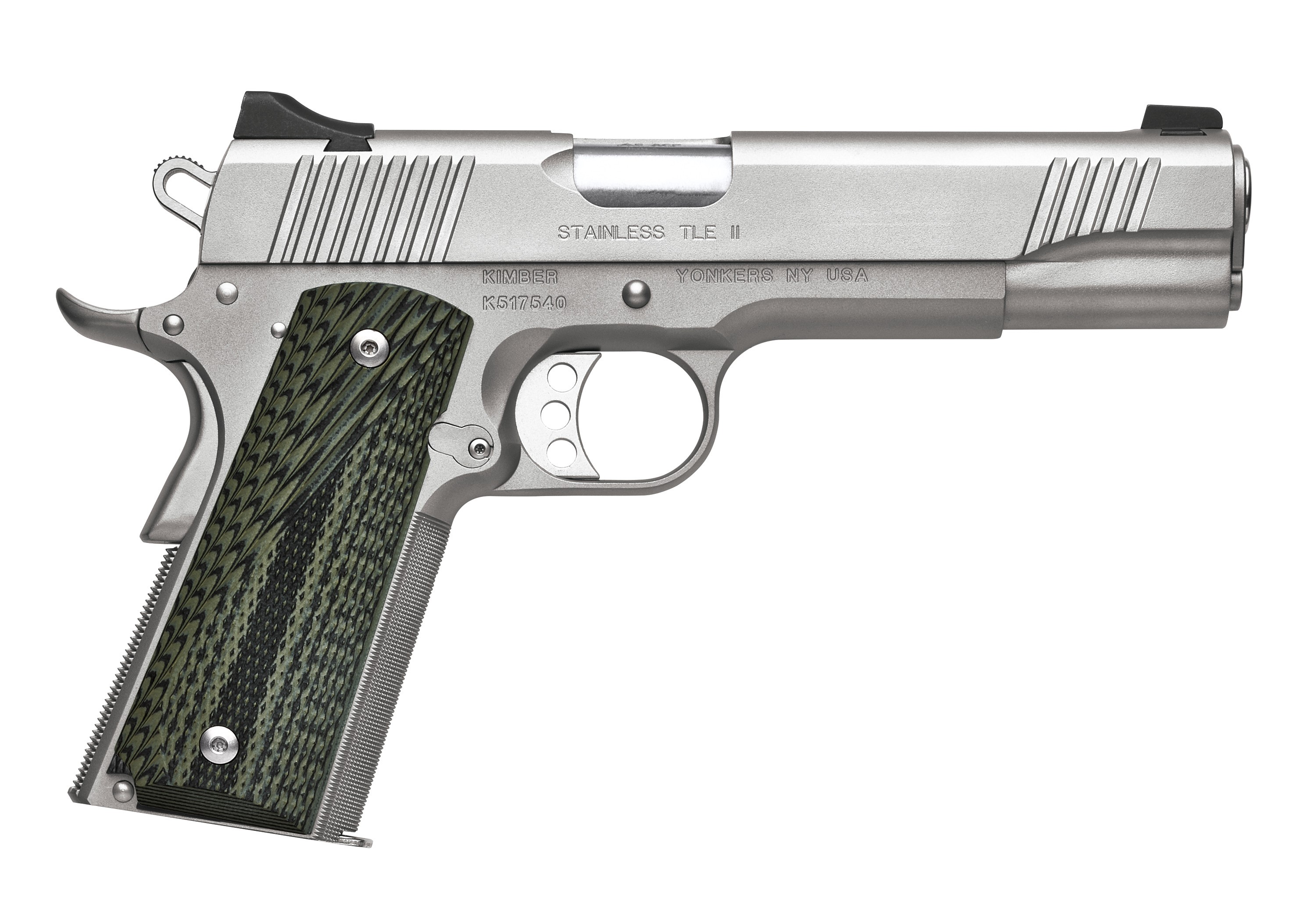 KIMBER STAINLESS TLE II 45ACP 5in. - Semi Auto Pistols at GunBroker.com ...