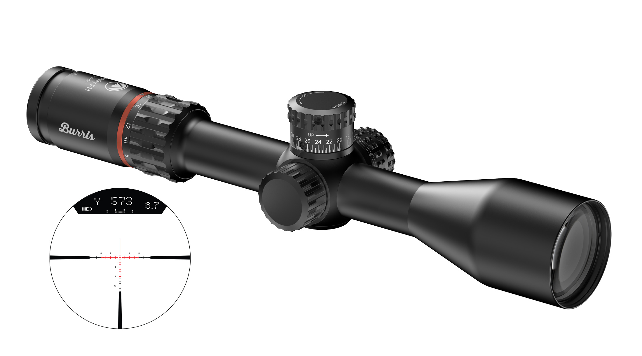 VERACITY PH 4-20X50MM HUD ILL WIND MOA | FRONT FOCAL - Gun Scopes at ...