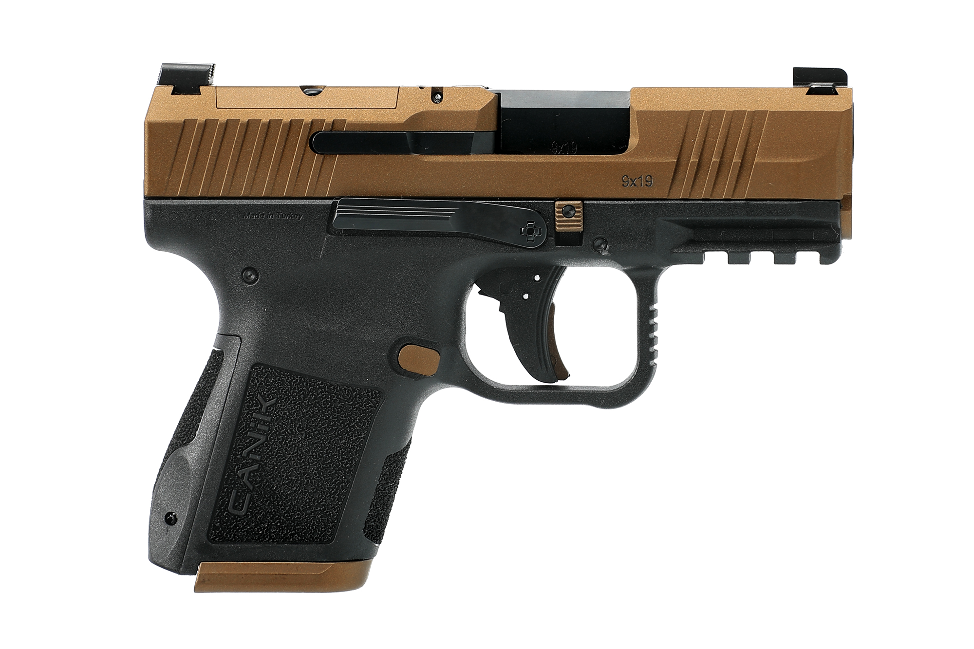 CANIK METE MC9 9MM BRONZE 15+1 - Semi Auto Pistols at GunBroker.com : 1074010866