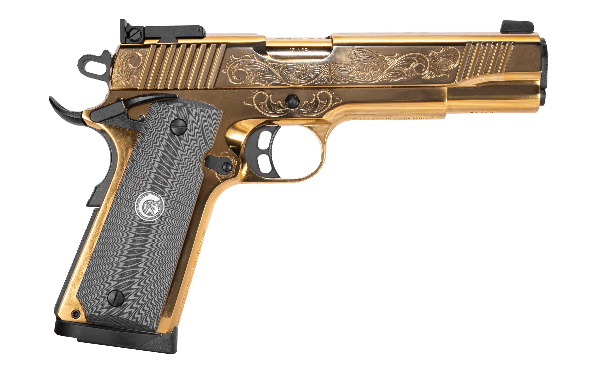 EAA Corp 390093 MC1911 Match Lux 45 ACP 5" Gold Semi-Auto Pistol - Semi ...