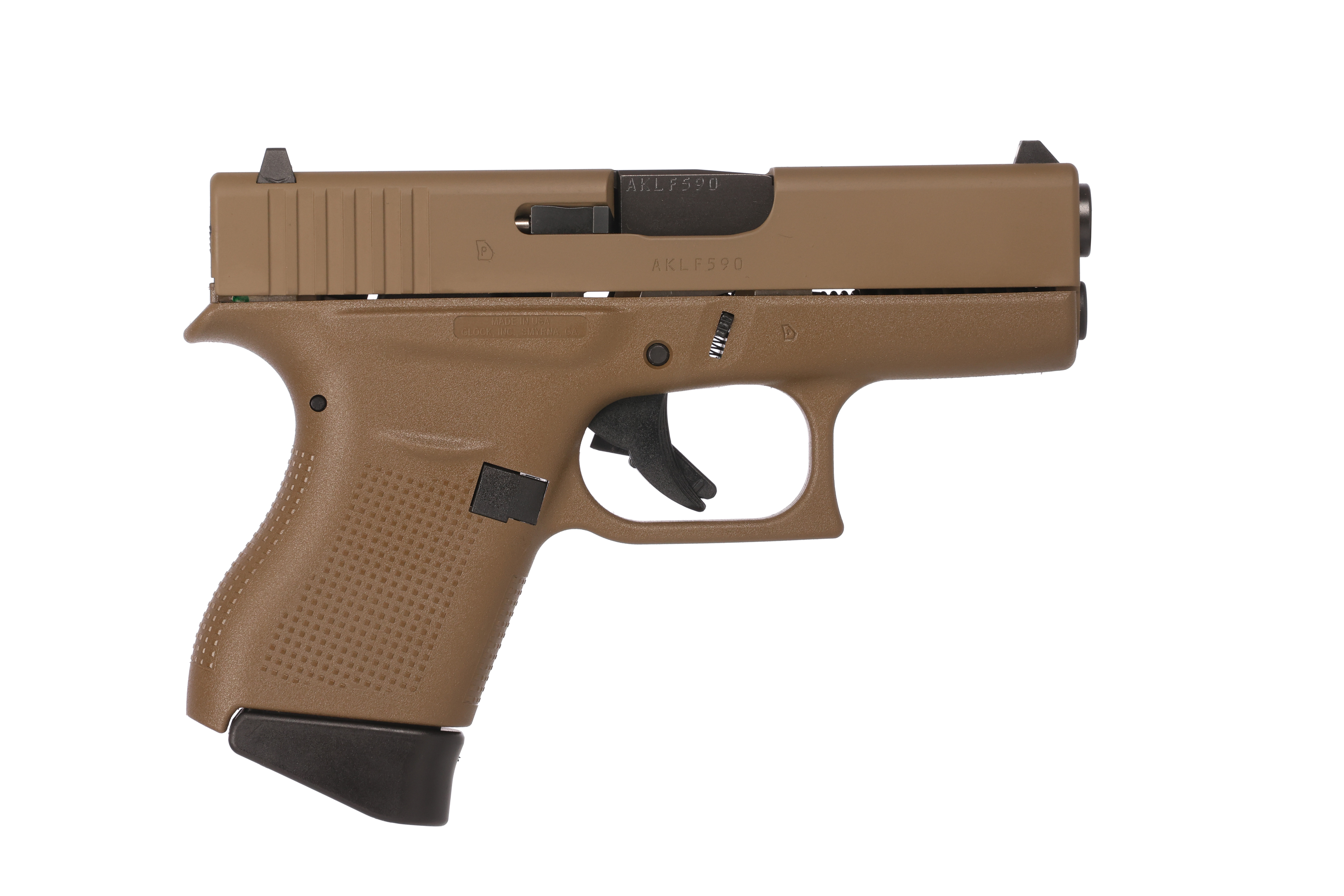 GLOCK G43 G3 9MM 6+1 FULL FDE # - Semi Auto Pistols at GunBroker.com ...