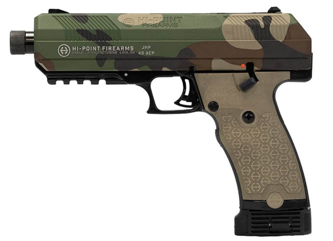 HI-POINT JHP GEN2 45ACP M81 CAMO 9+1 TB - Semi Auto Pistols at GunBroker.com : 1082303797