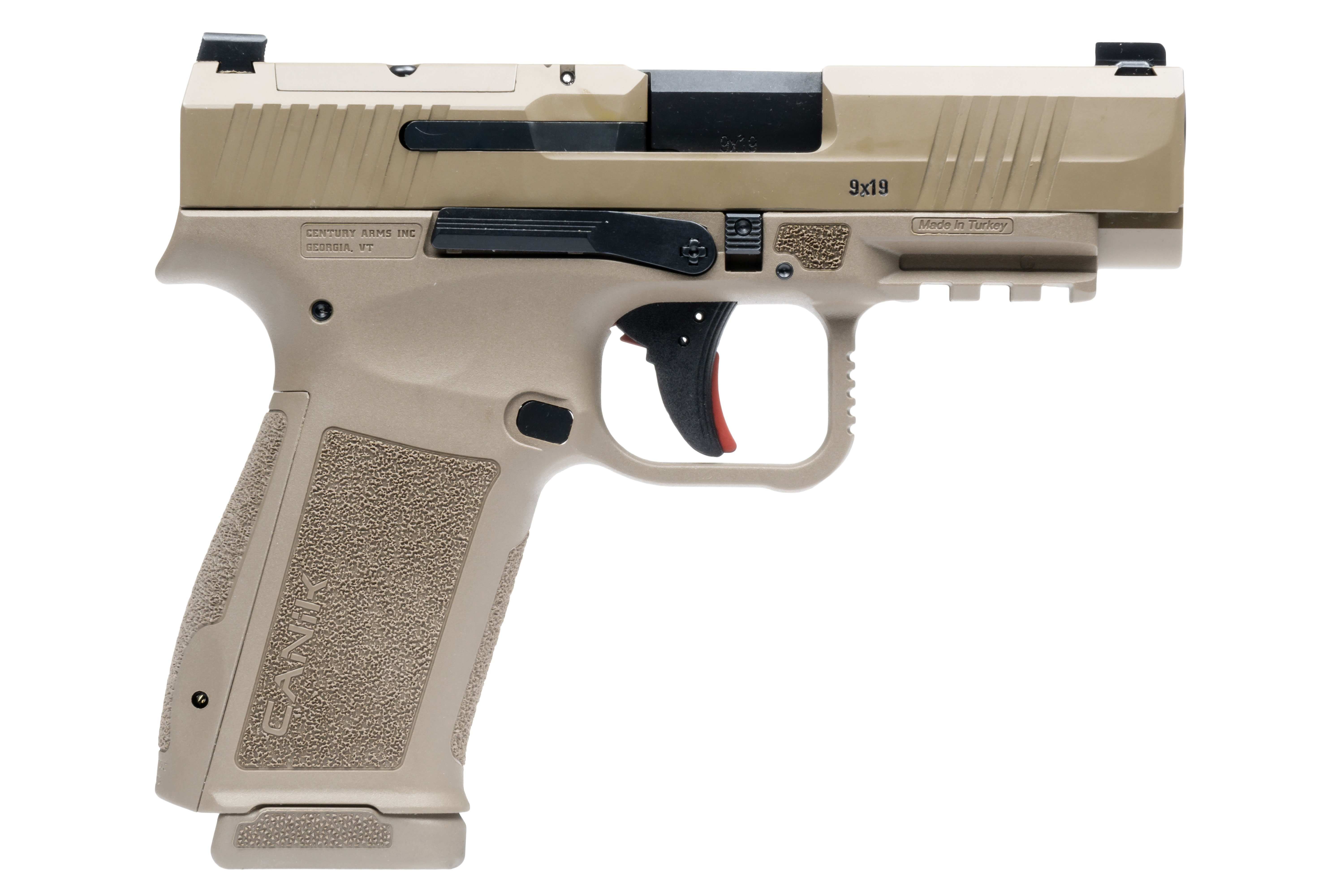 METE MC9LS 9MM FDE 17+1OPTICS READY SLIDE CUTHG7883D-NMETE ...