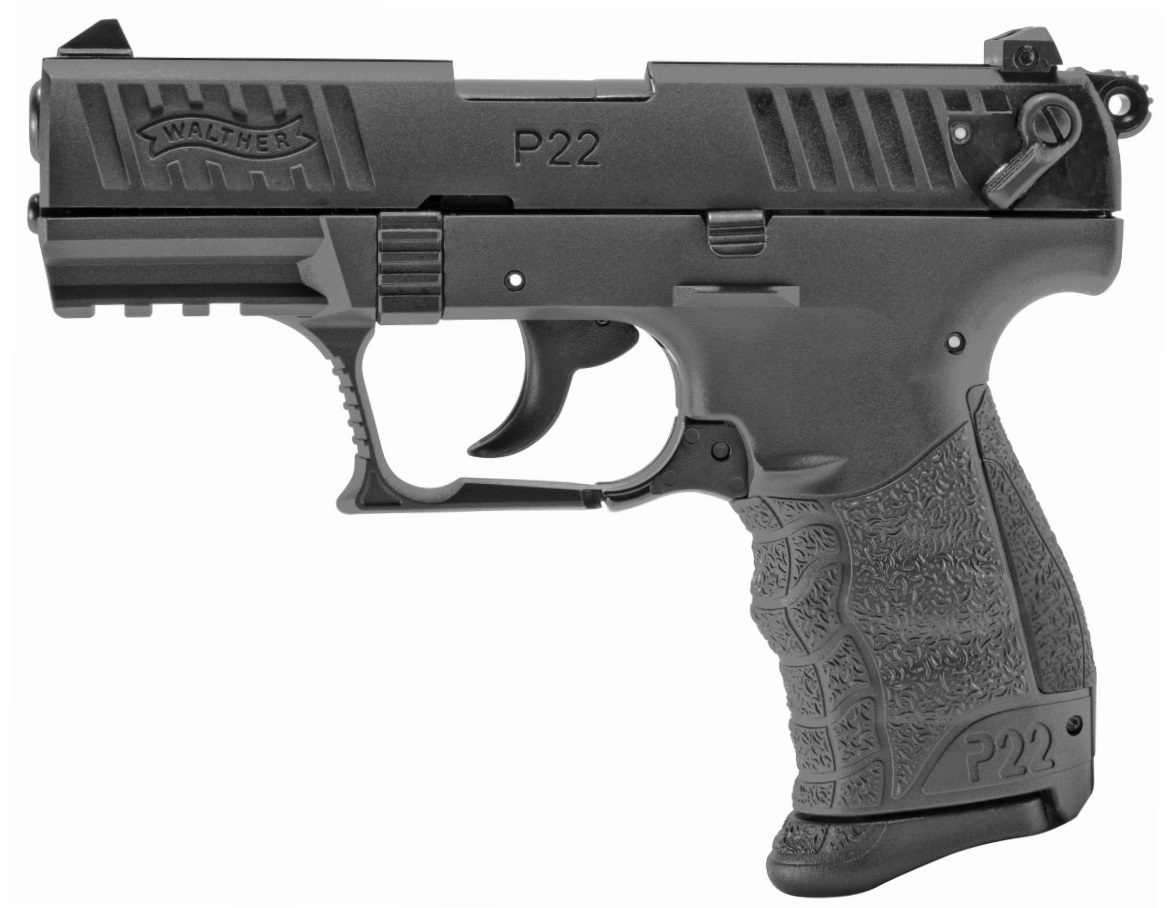 P22 22LR TUNGSTEN 10+1 3.4" CA5120365P2222 LRWalther Arms10 ...