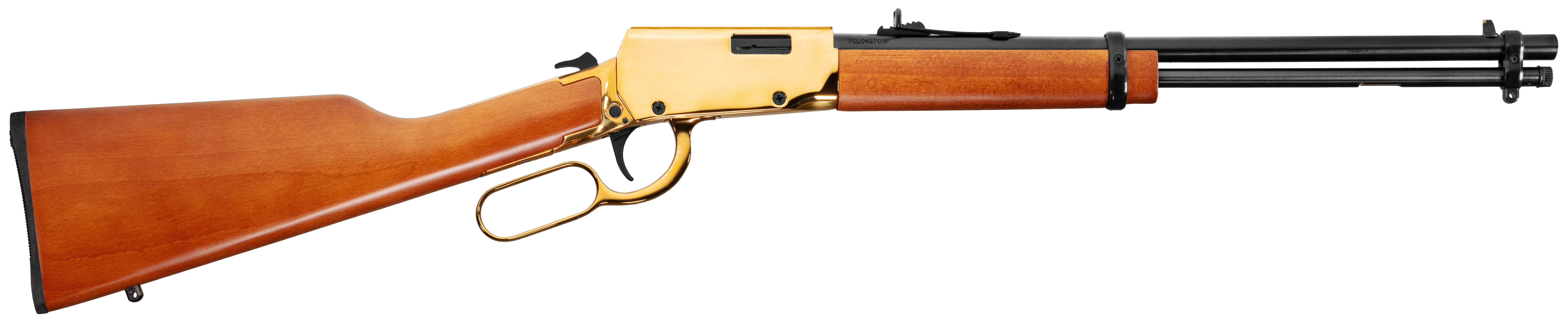 Rossi Rio Bravo Lever Action .22 LR Rifle Gold/Hardwood - Lever Action ...