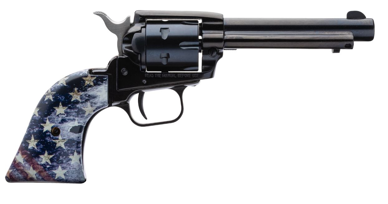 Heritage RR22B4-US01 Rough Rider Small Bore 22 LR 4.75" Blue Revolver ...