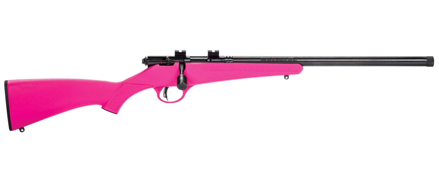SAVAGE ARMS RASCAL 22LR CPT HEAVY BBL PINK - Bolt Action Rifles at ...
