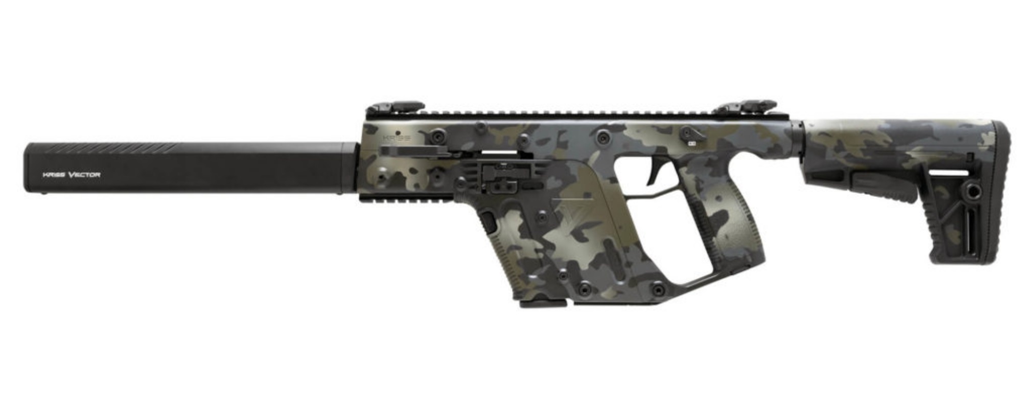 Kriss USA KV90-CMCBLK20 Vector CRB 9mm 16" MultiCam Black Rifle - Semi ...