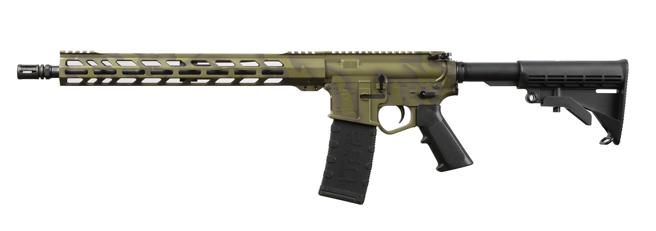 WISE ARMS WA-15B 5.56MM ODG TIGER 16in. - Semi Auto Rifles at GunBroker ...